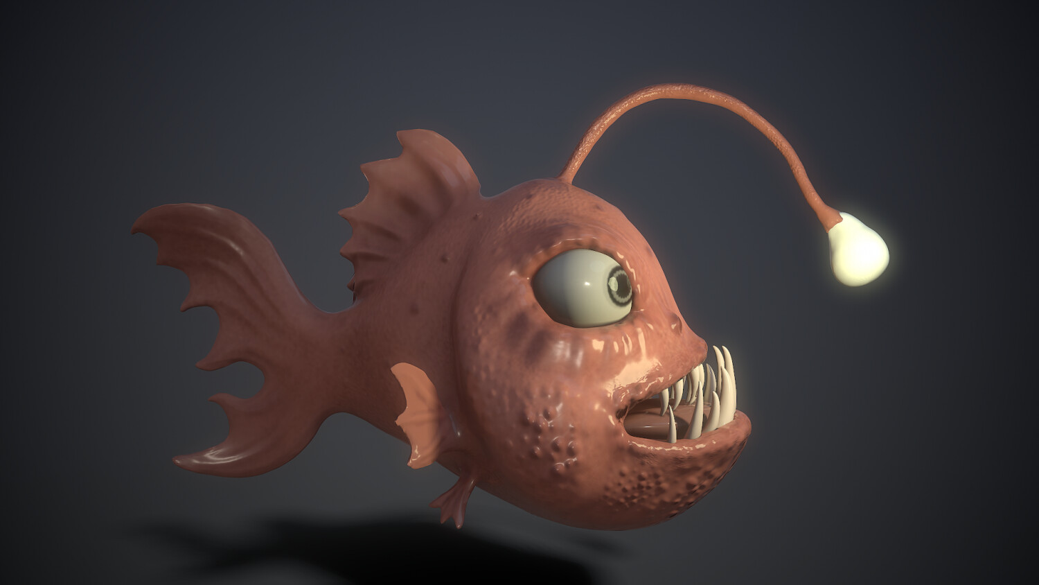 ArtStation - cartoon lamp fish | Game Assets
