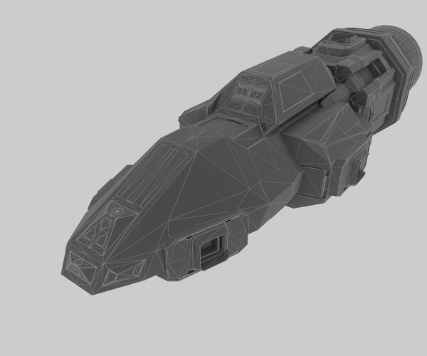 ArtStation - The Raven Low-Poly 3D Model | Game Assets