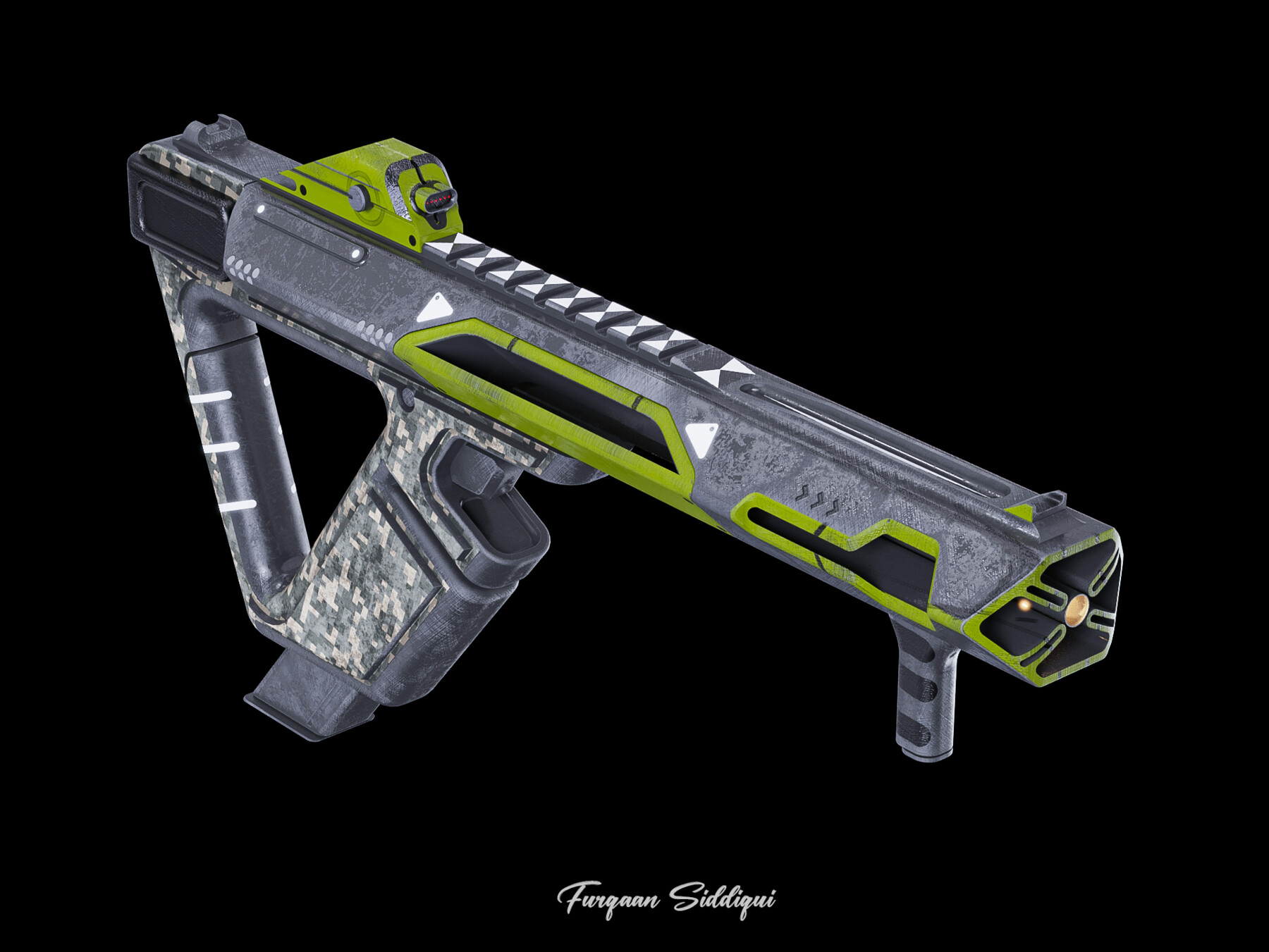 ArtStation - Laser Beam PBR Rifle | Resources