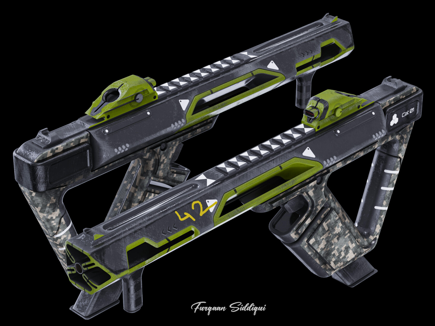 ArtStation - Laser Beam PBR Rifle | Resources