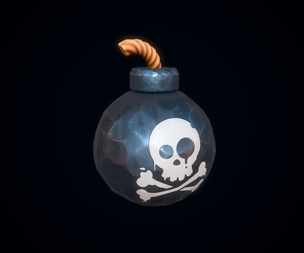ArtStation - Stylized Bomb | Game Assets