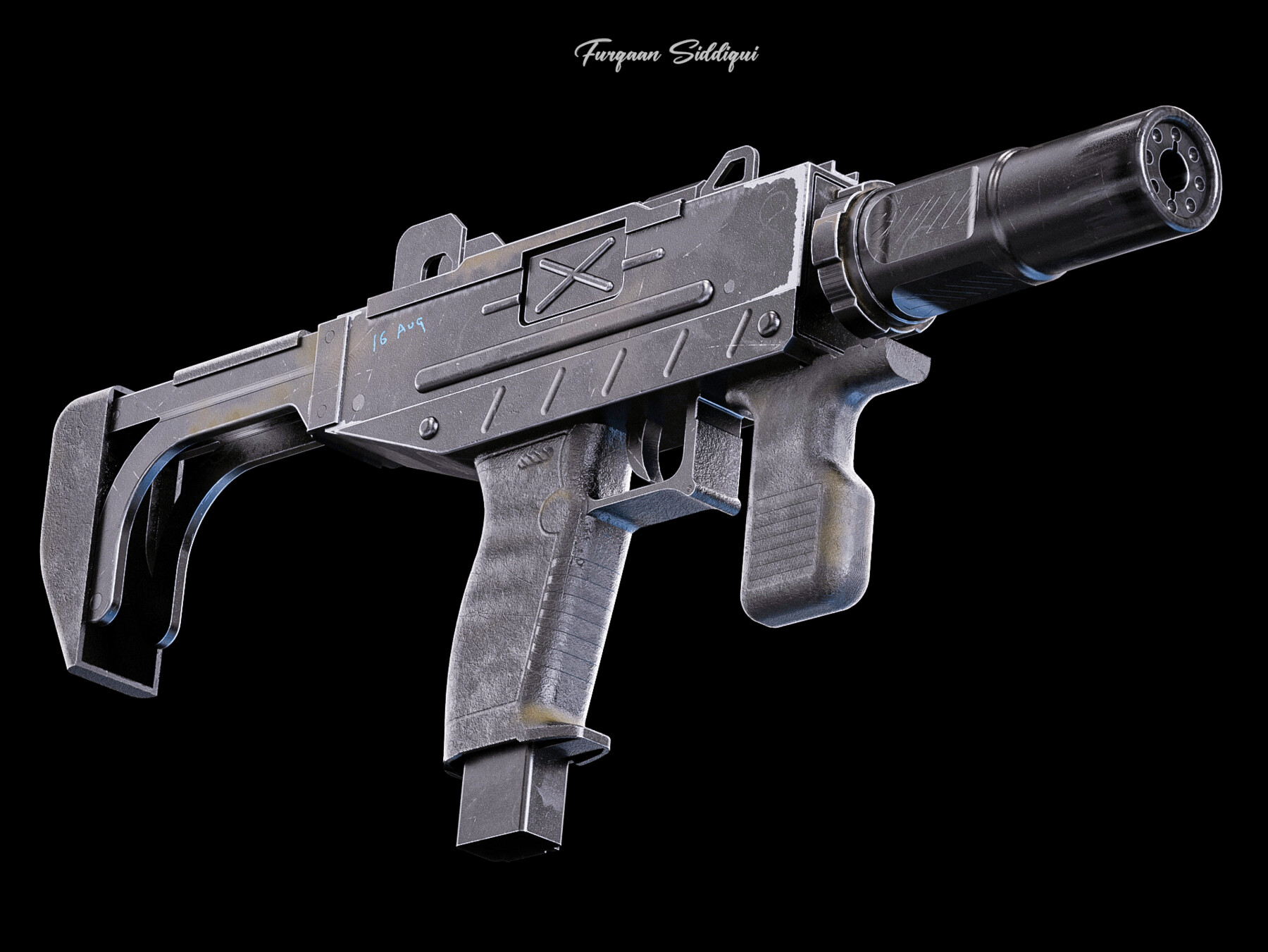 ArtStation - UZI PBR Gun | Game Assets