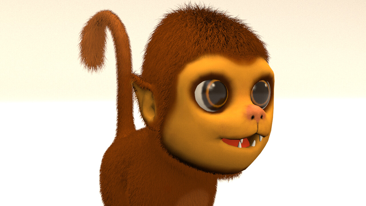 ArtStation - cartoon monkey | Game Assets