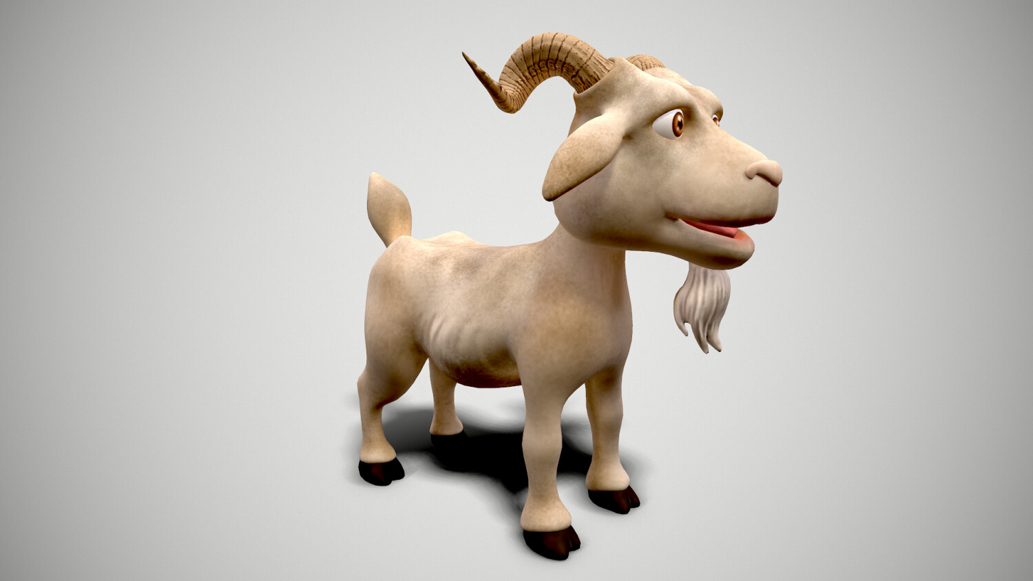 ArtStation - cartoon goat | Game Assets