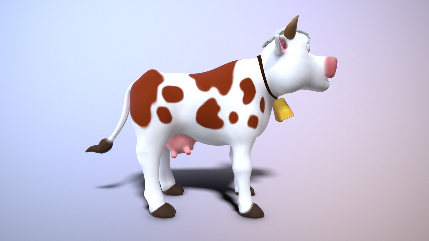 ArtStation - cartoon cow | Game Assets