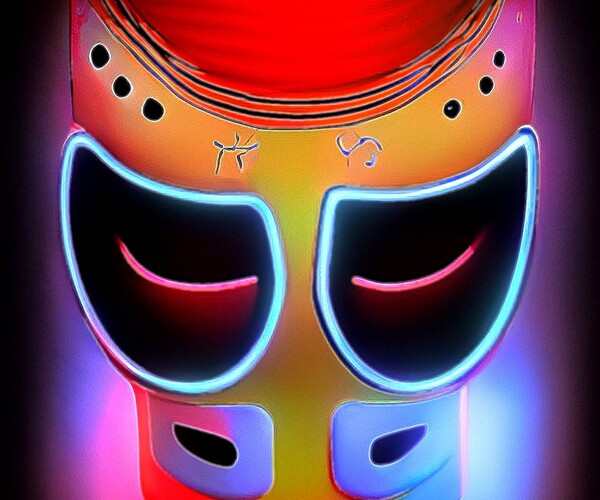 ArtStation - Mask Neon Bot Pack | Artworks
