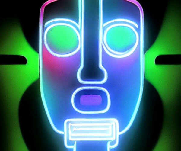 ArtStation - Mask Neon Bot Pack | Artworks