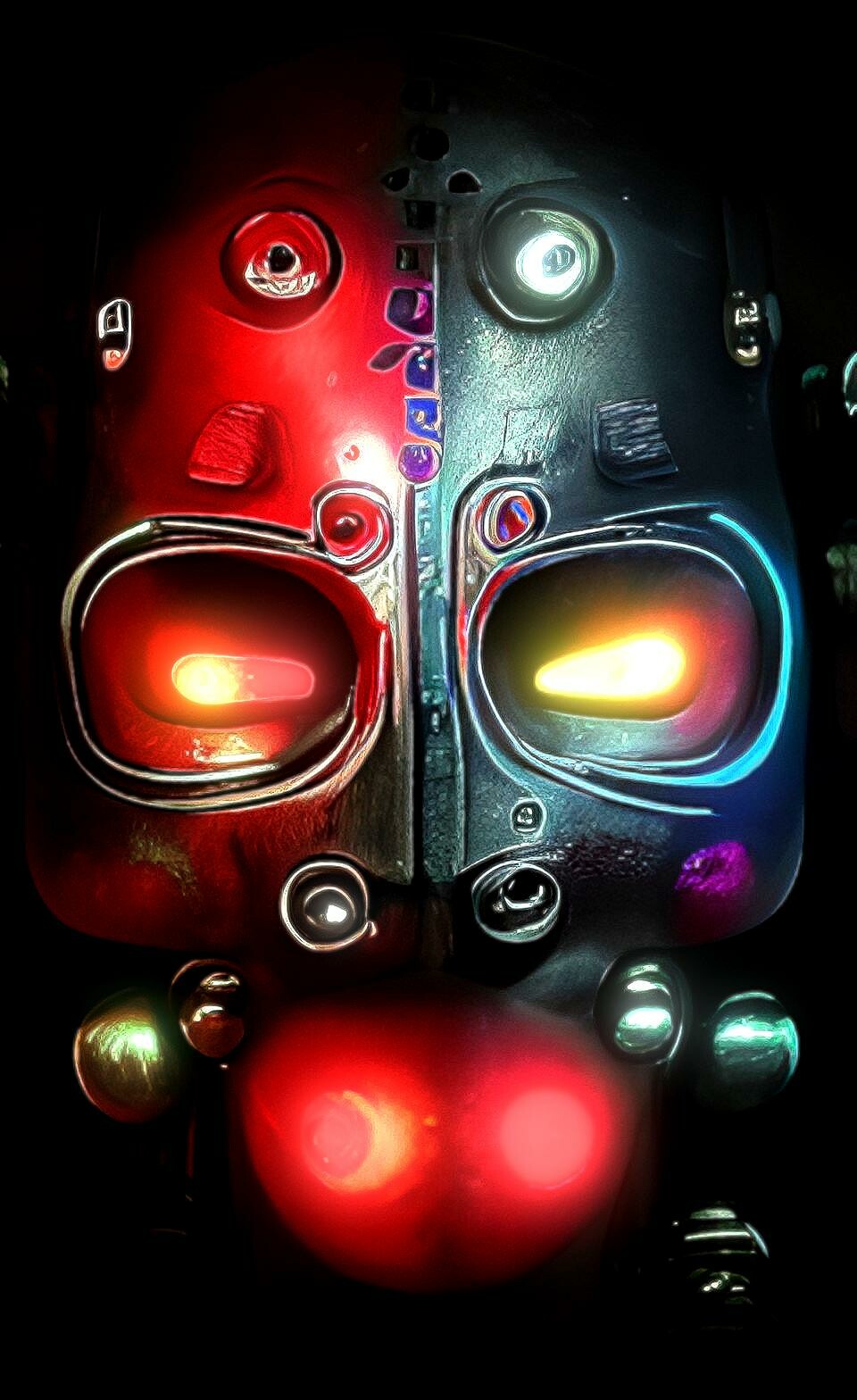 ArtStation - Mask Neon Bot Pack | Artworks