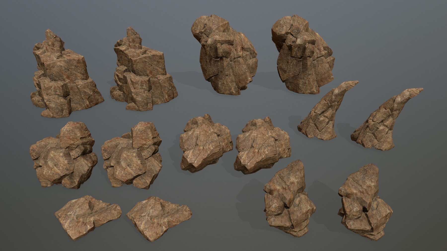 ArtStation - desert rocks | Game Assets