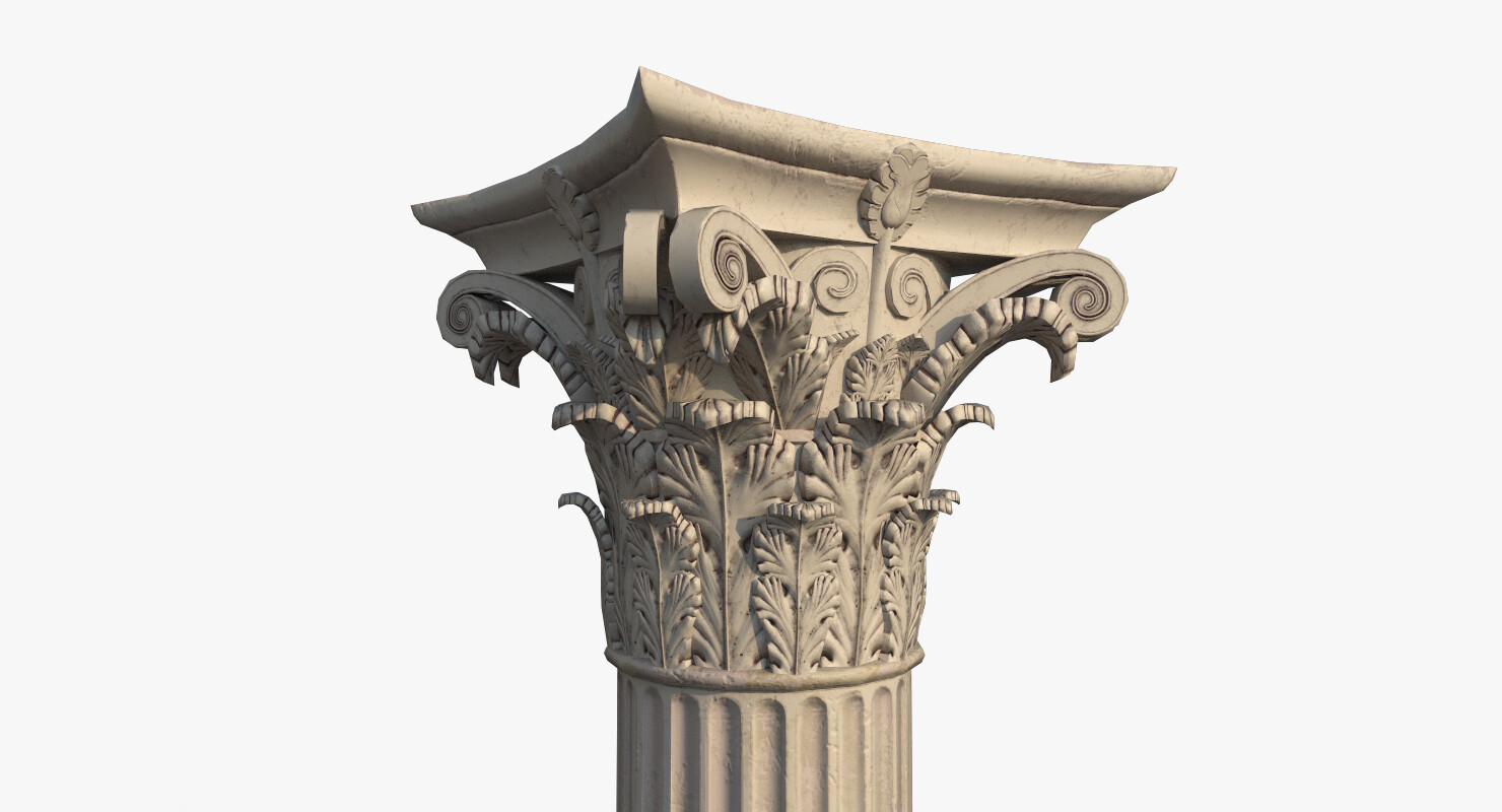 ArtStation - Corinthian Column - The Classical Order | Game Assets