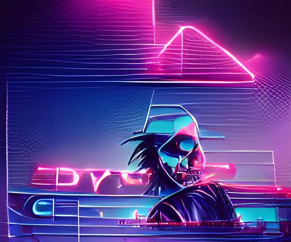 ArtStation - VHS Retrowave Vibes | Artworks