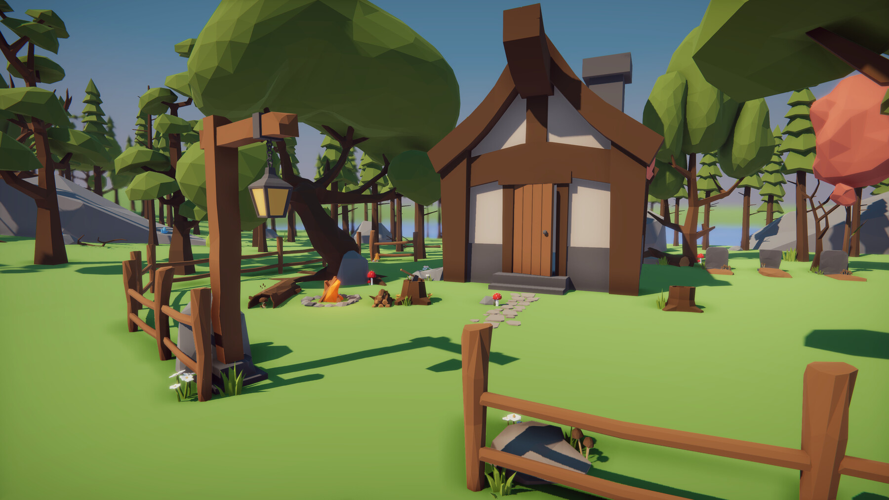 ArtStation - Low Poly Nature Pack - Asset for Unity 3D, Map and Models ...