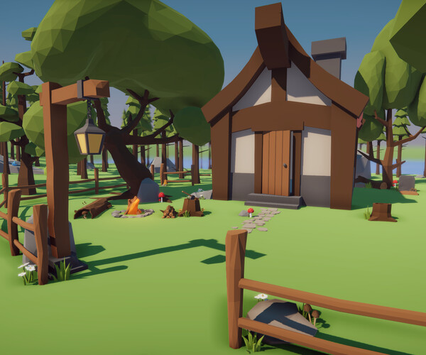 ArtStation - Low Poly Nature Pack - Asset for Unity 3D, Map and Models ...