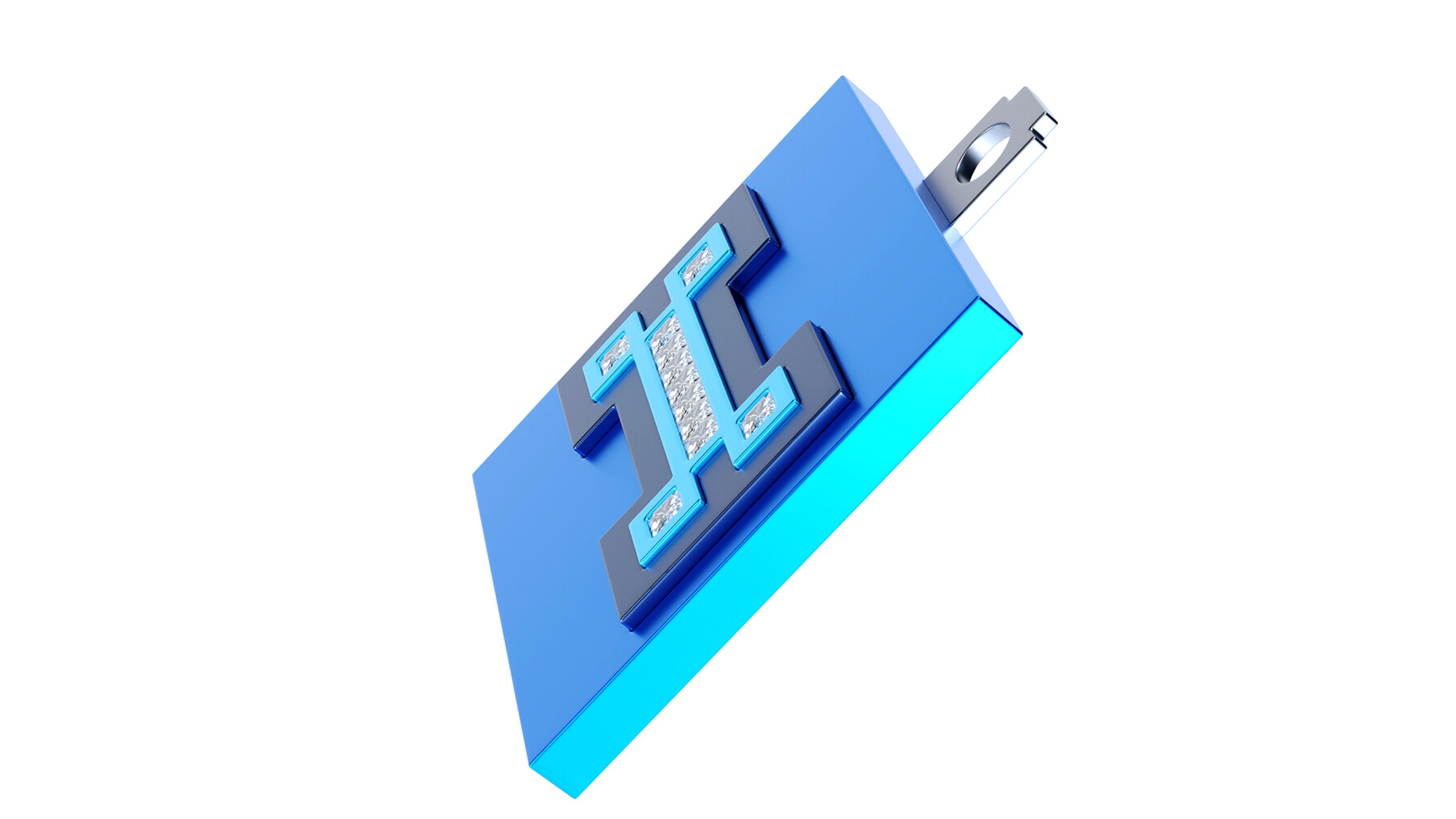 ArtStation - H Bone Pendant with Stones | Resources