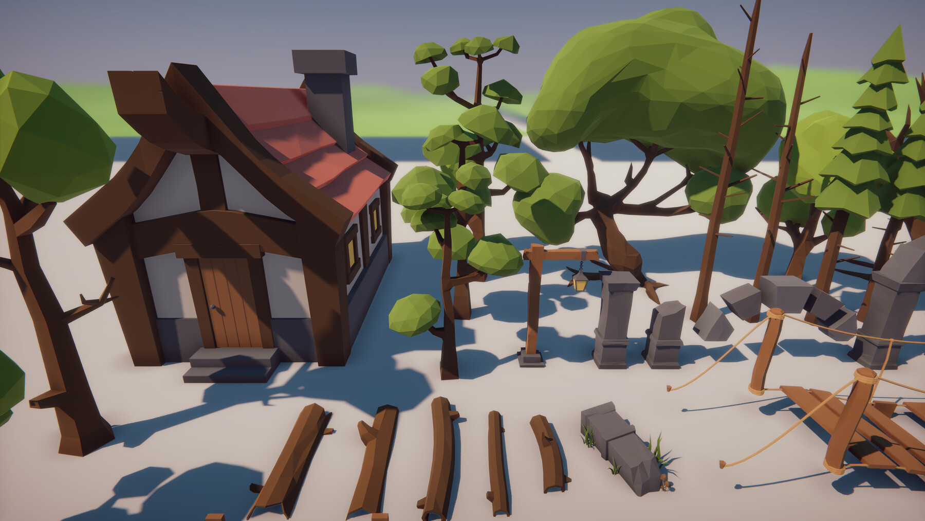 ArtStation - Low Poly Nature Pack - Asset for Unity 3D, Map and Models ...