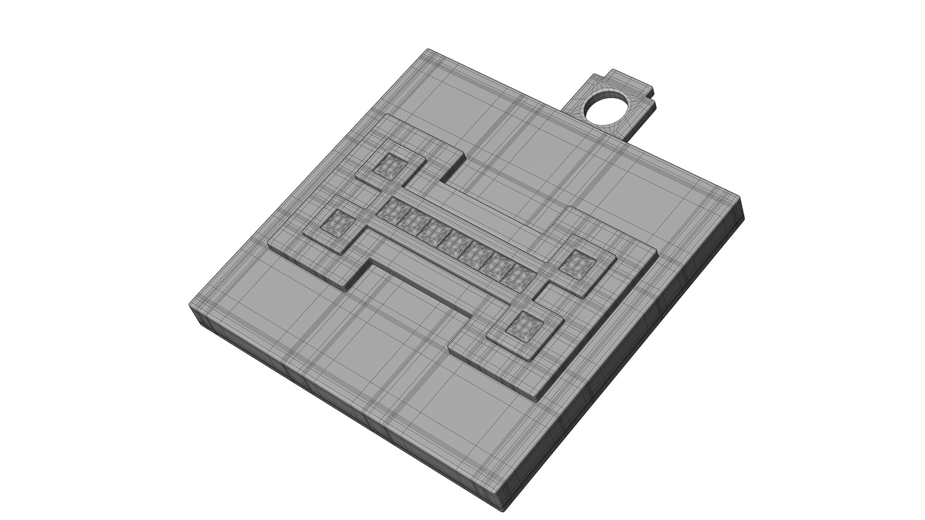 ArtStation - H Bone Pendant with Stones | Resources