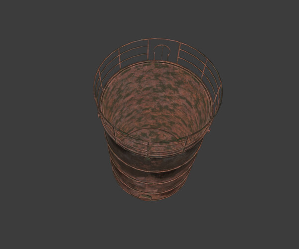 ArtStation - RUSTED STORAGE TANK GAME READY 3D MODEL | Resources