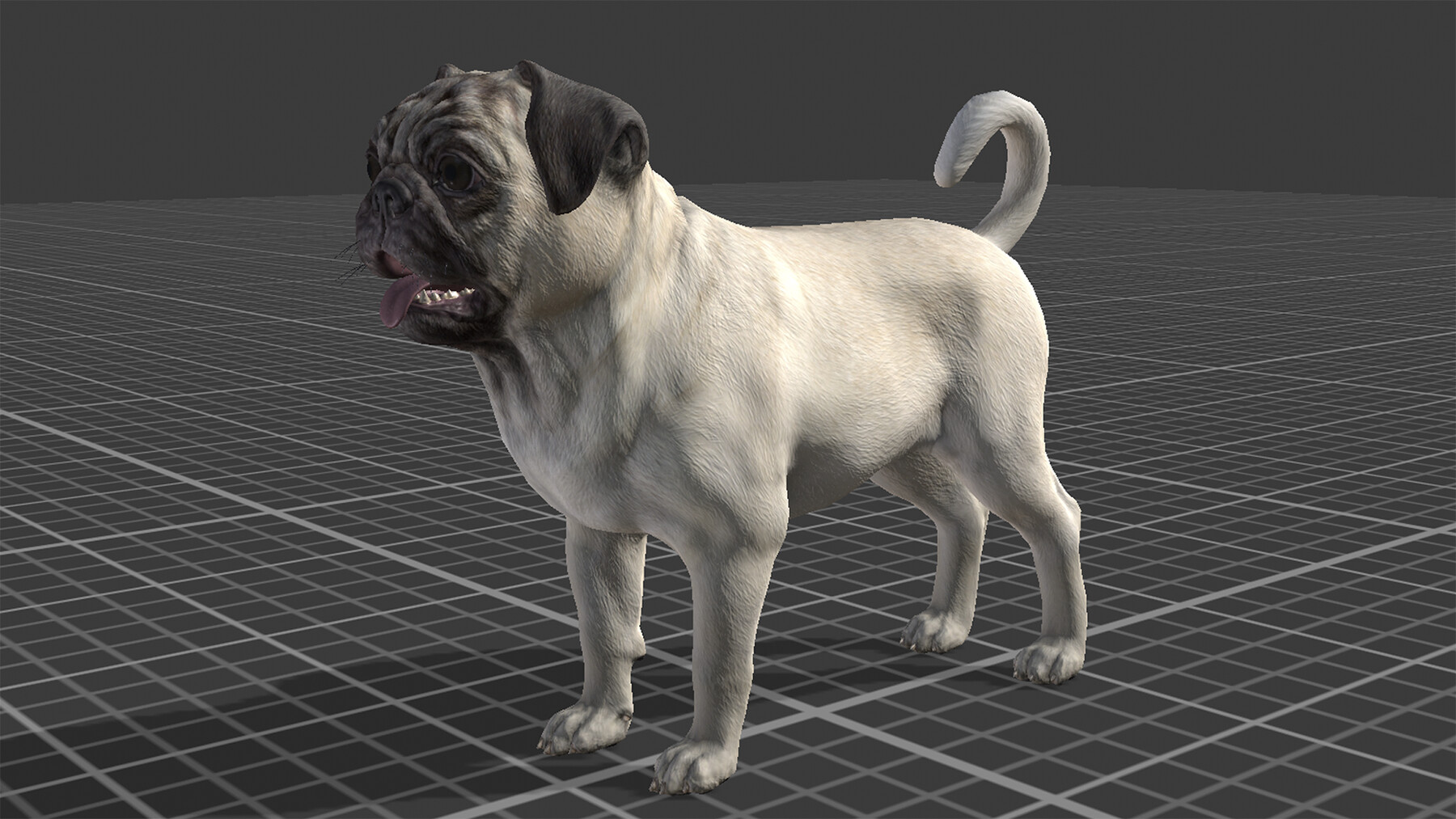ArtStation - Dog - Pug | Game Assets
