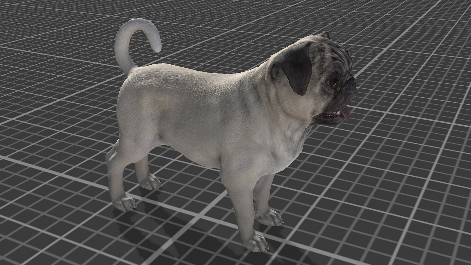 ArtStation - Dog - Pug | Game Assets