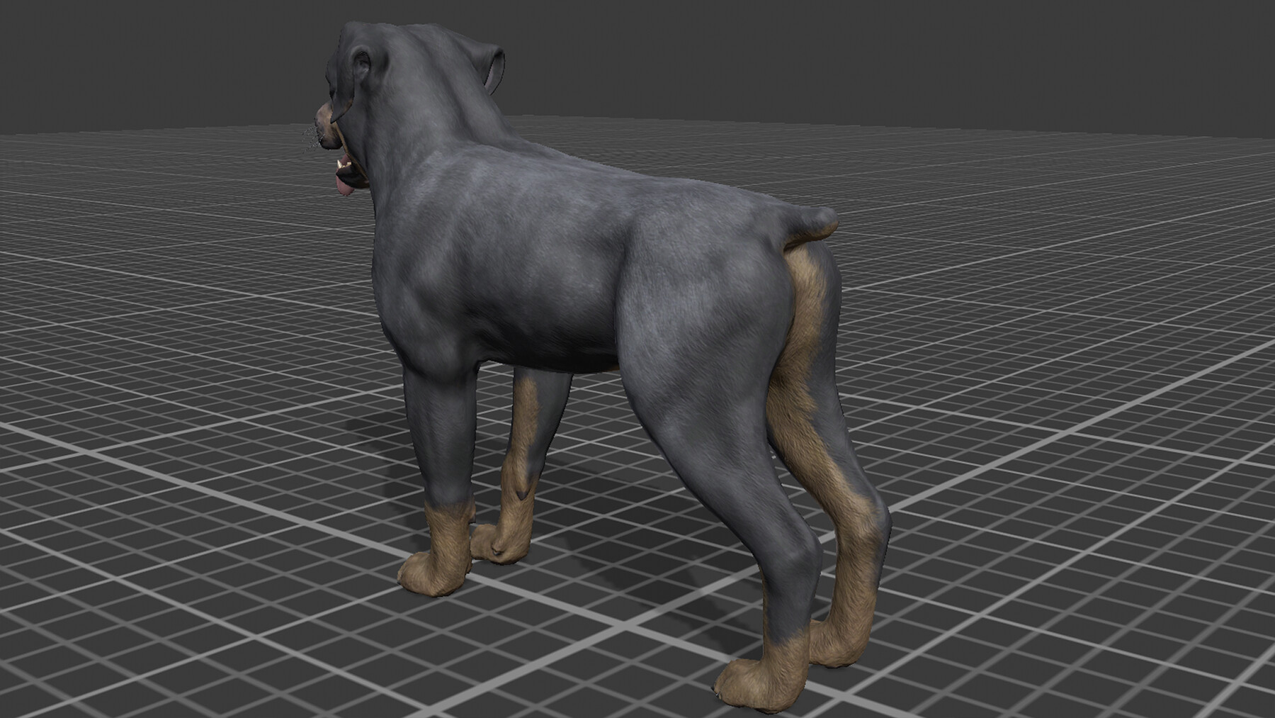 ArtStation - Dog - Rottweiler | Game Assets