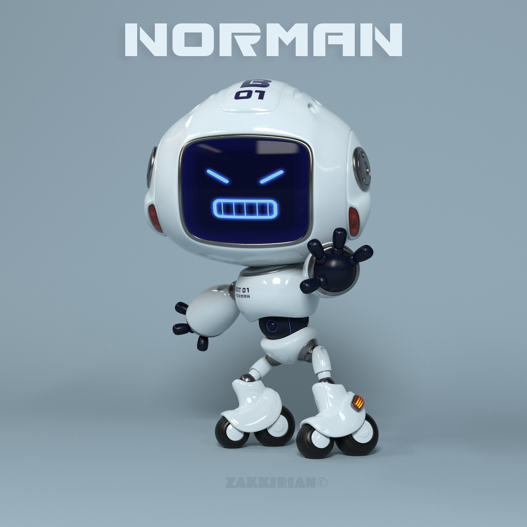 ArtStation - Norman the robot character | Resources