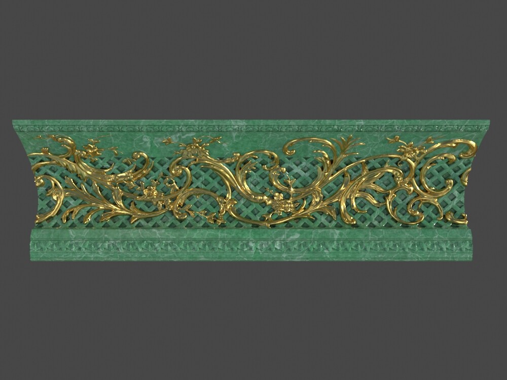 ArtStation - Textured Middle Poly Cornices-Collection 2 - 10 pieces ...