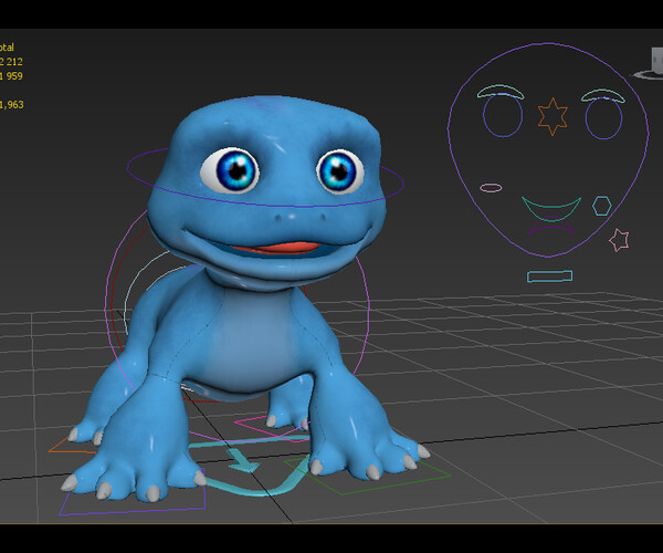 ArtStation - cartoon lizard | Game Assets