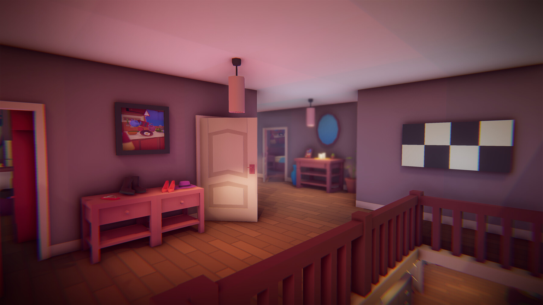 ArtStation - Low Poly House Interior | Game Assets