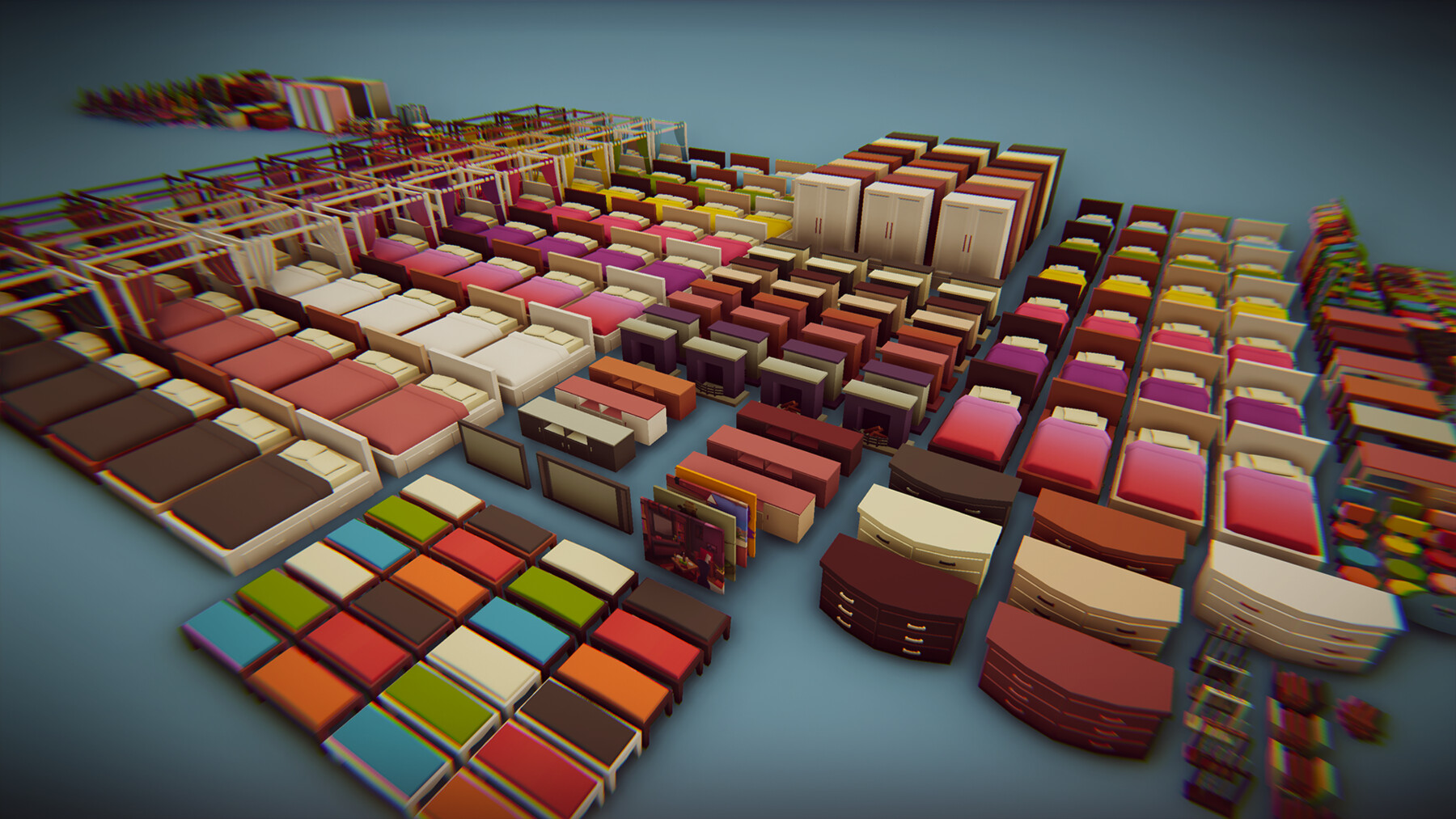 ArtStation - Low Poly House Interior | Game Assets