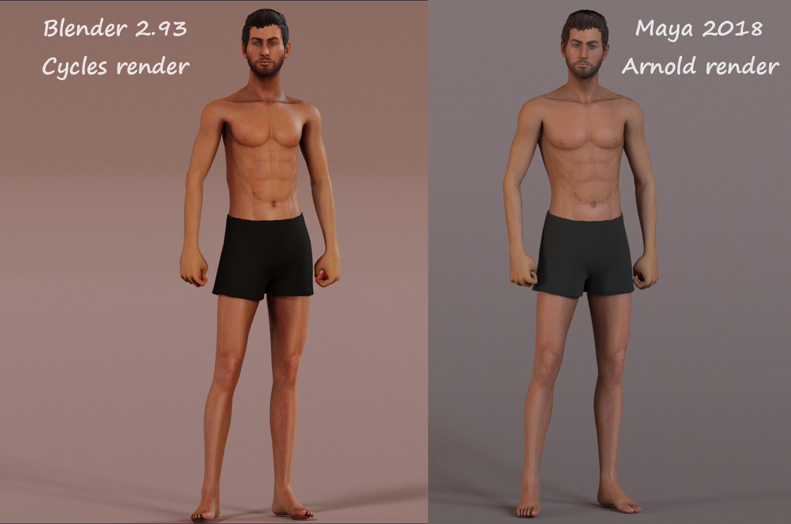 ArtStation - Male Base | Game Assets