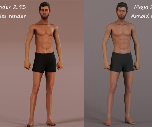 ArtStation - Male Base | Game Assets