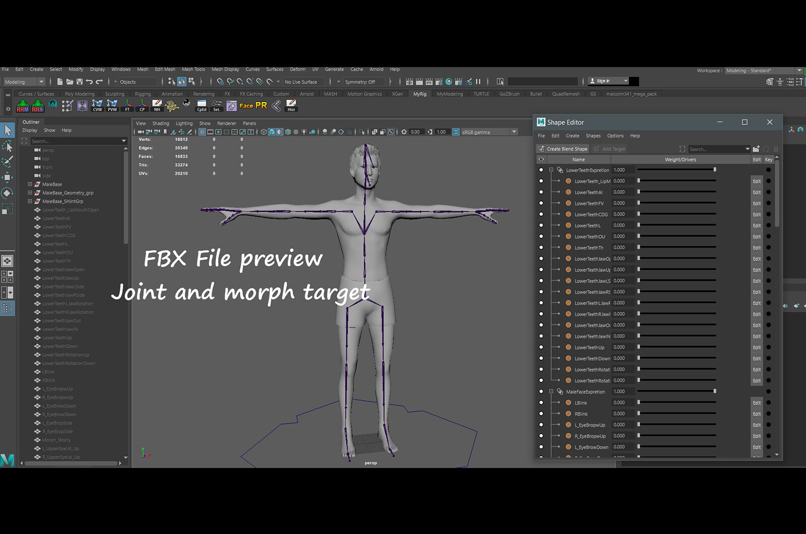 ArtStation - Male Base | Game Assets