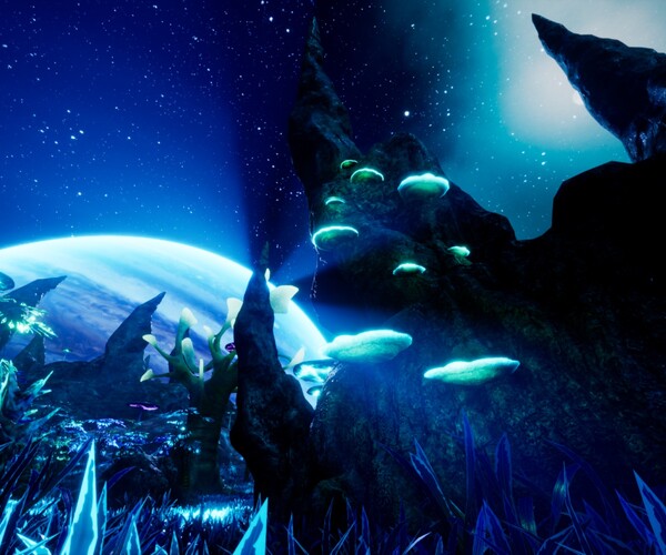 ArtStation - Alien Planet Fantasy Environment - Swamp Plants UE4 | Game ...