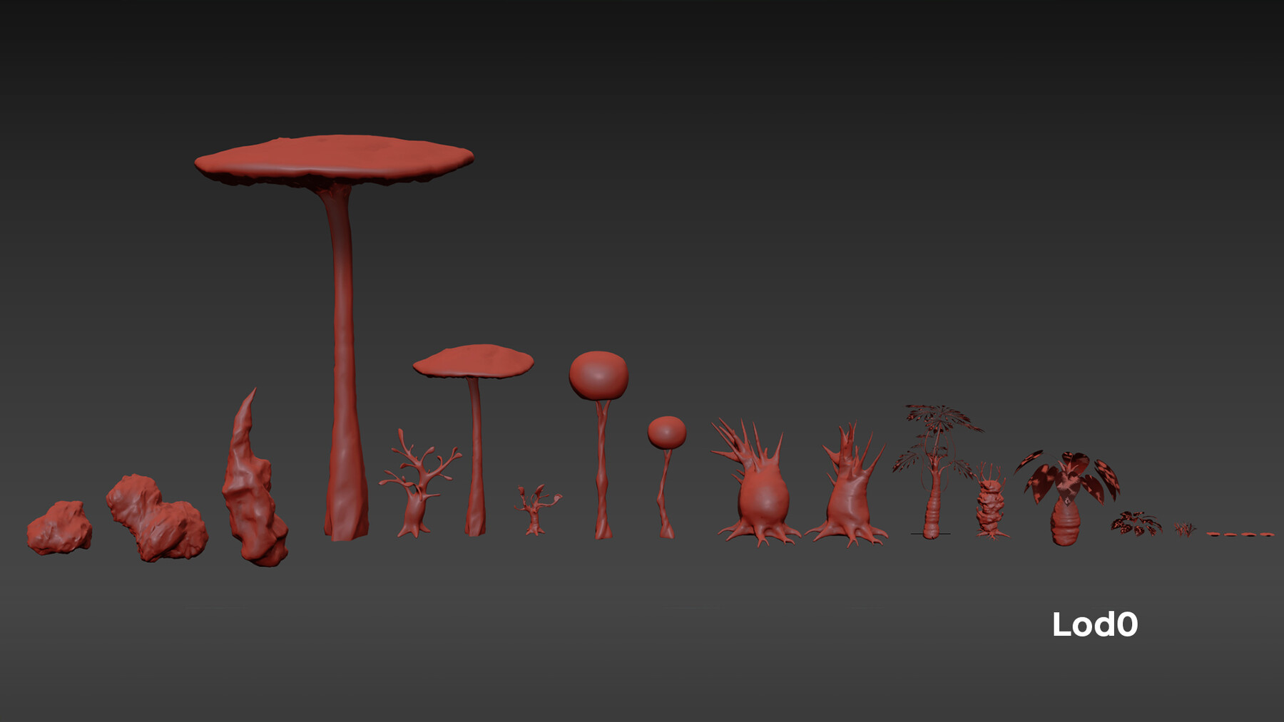 ArtStation - Alien Planet Fantasy Environment - Swamp Plants UE4 | Game ...