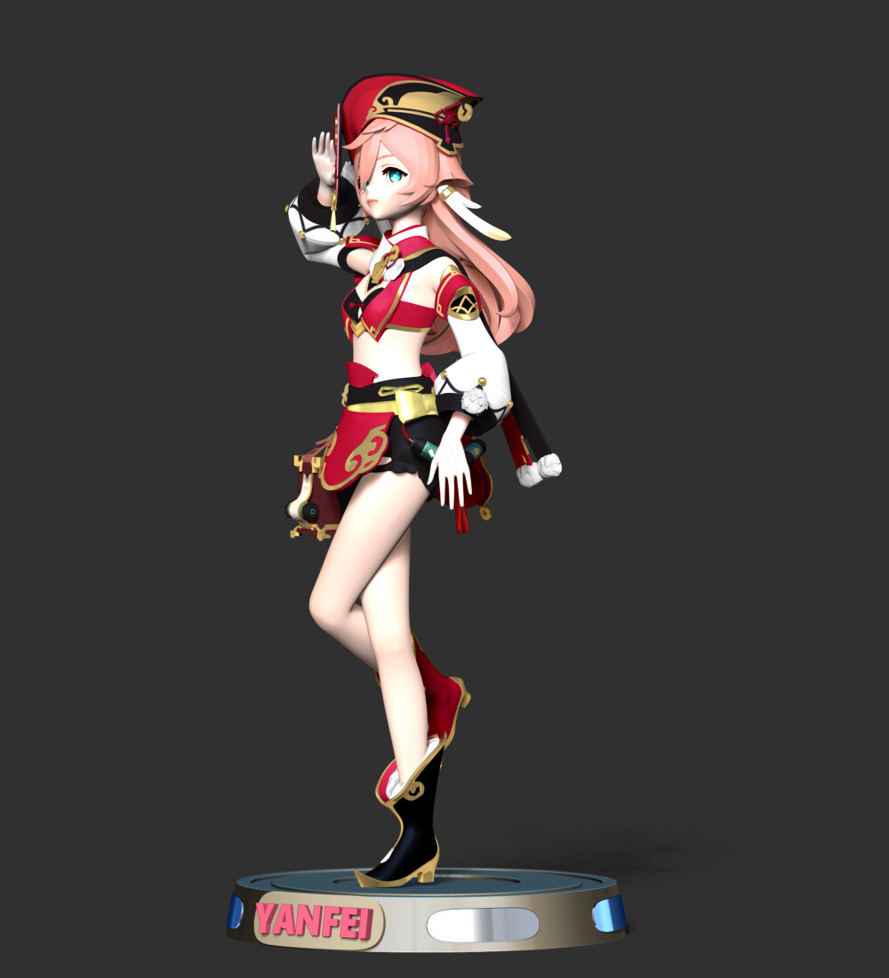 ArtStation - Yanfei - Genshin Impact | Resources