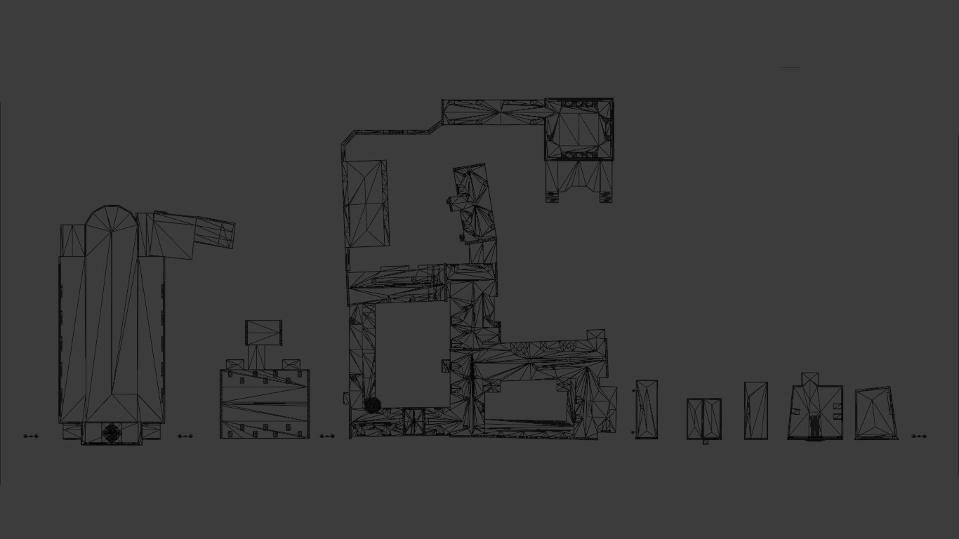 ArtStation - 10 IN 1 EUROPEAN BUILDING GAME READY 3D MODEL | Game Assets