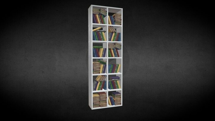 ArtStation - Bookshelf | Game Assets