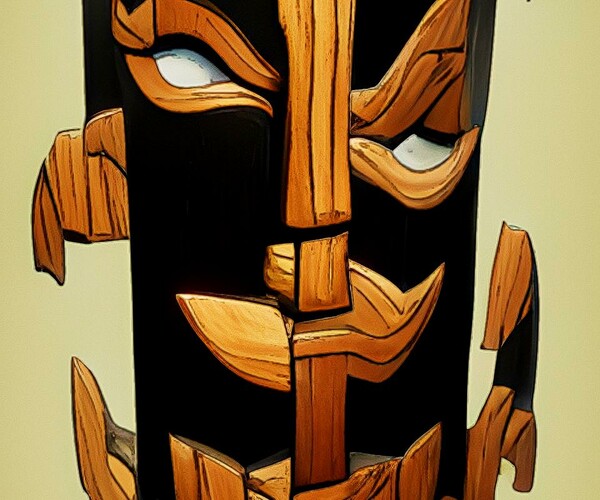 ArtStation - Totem Voodoo illustration 1k image jpg collection | Artworks