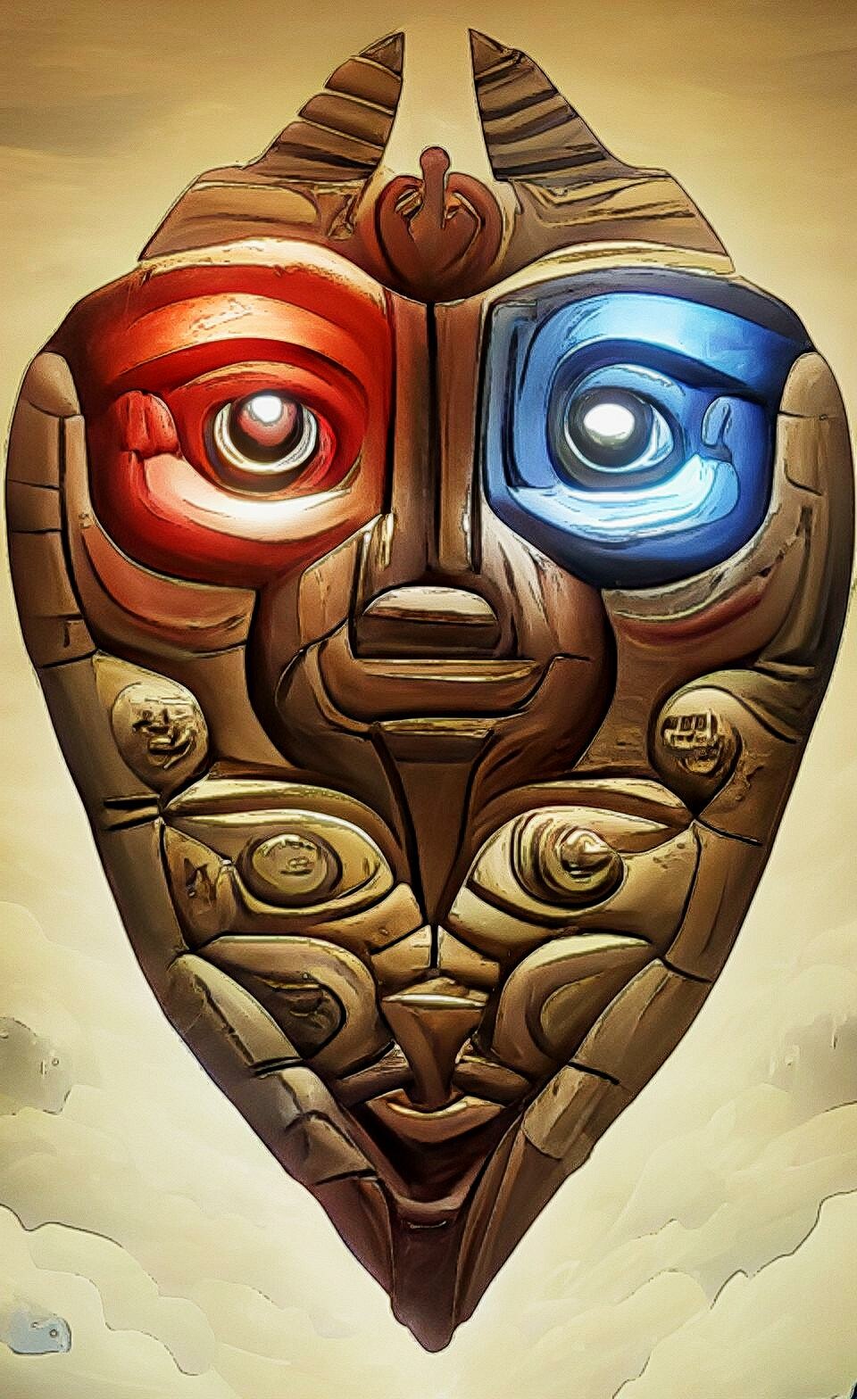ArtStation - Totem Aztec 1k image jpg collection | Artworks