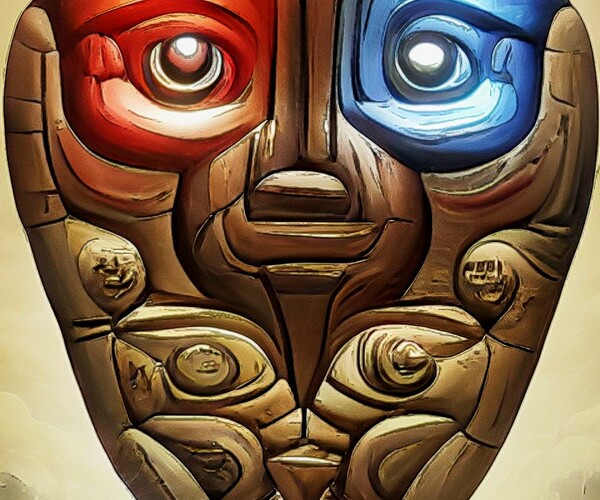 ArtStation - Totem Aztec 1k image jpg collection | Artworks