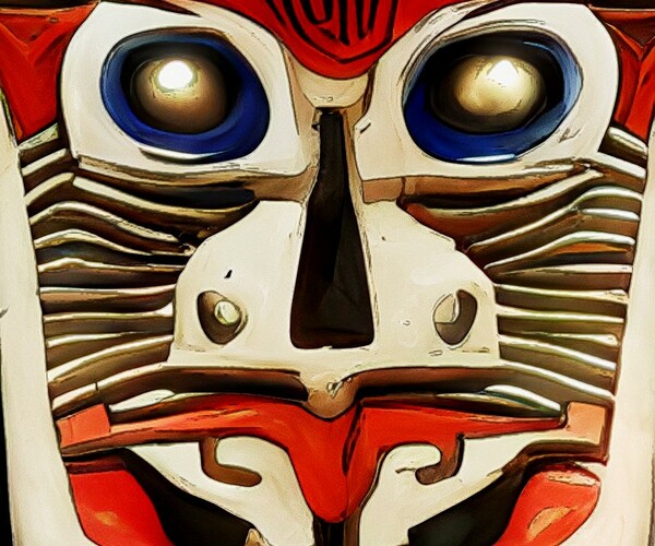 ArtStation - Totem Aztec 1k image jpg collection | Artworks