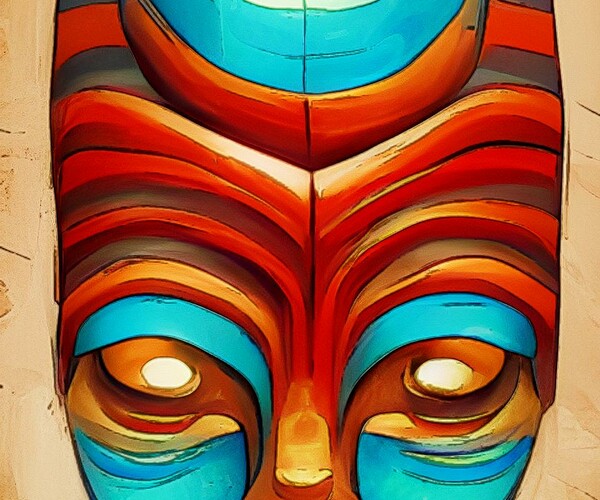 ArtStation - Totem Aztec 1k image jpg collection | Artworks