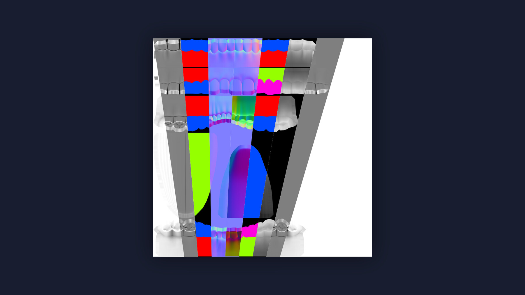 ArtStation - Semi-realistic Stylized Teeth (Game Ready, PBR, 4k, Low ...