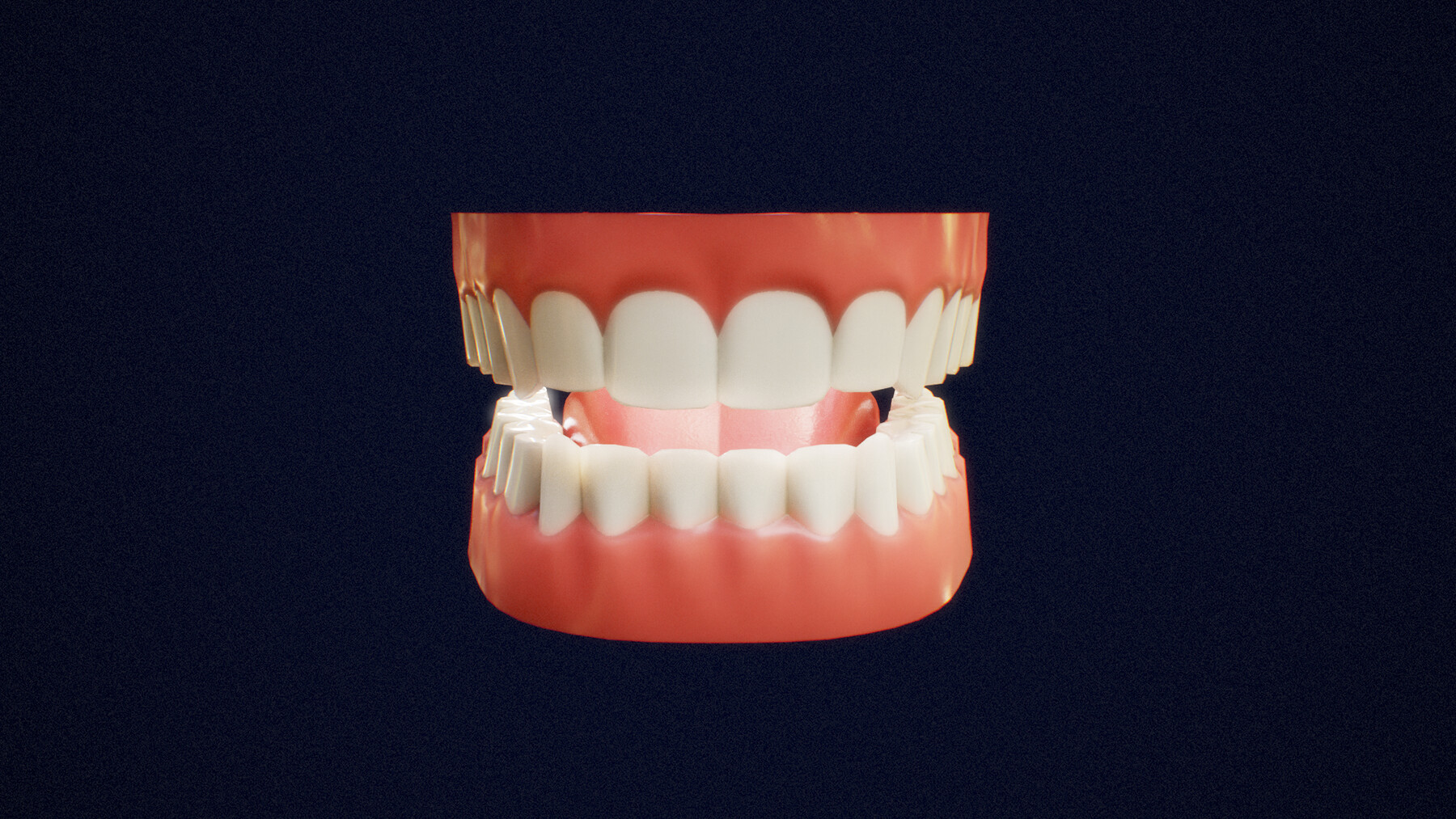 ArtStation - Semi-realistic Stylized Teeth (Game Ready, PBR, 4k, Low ...