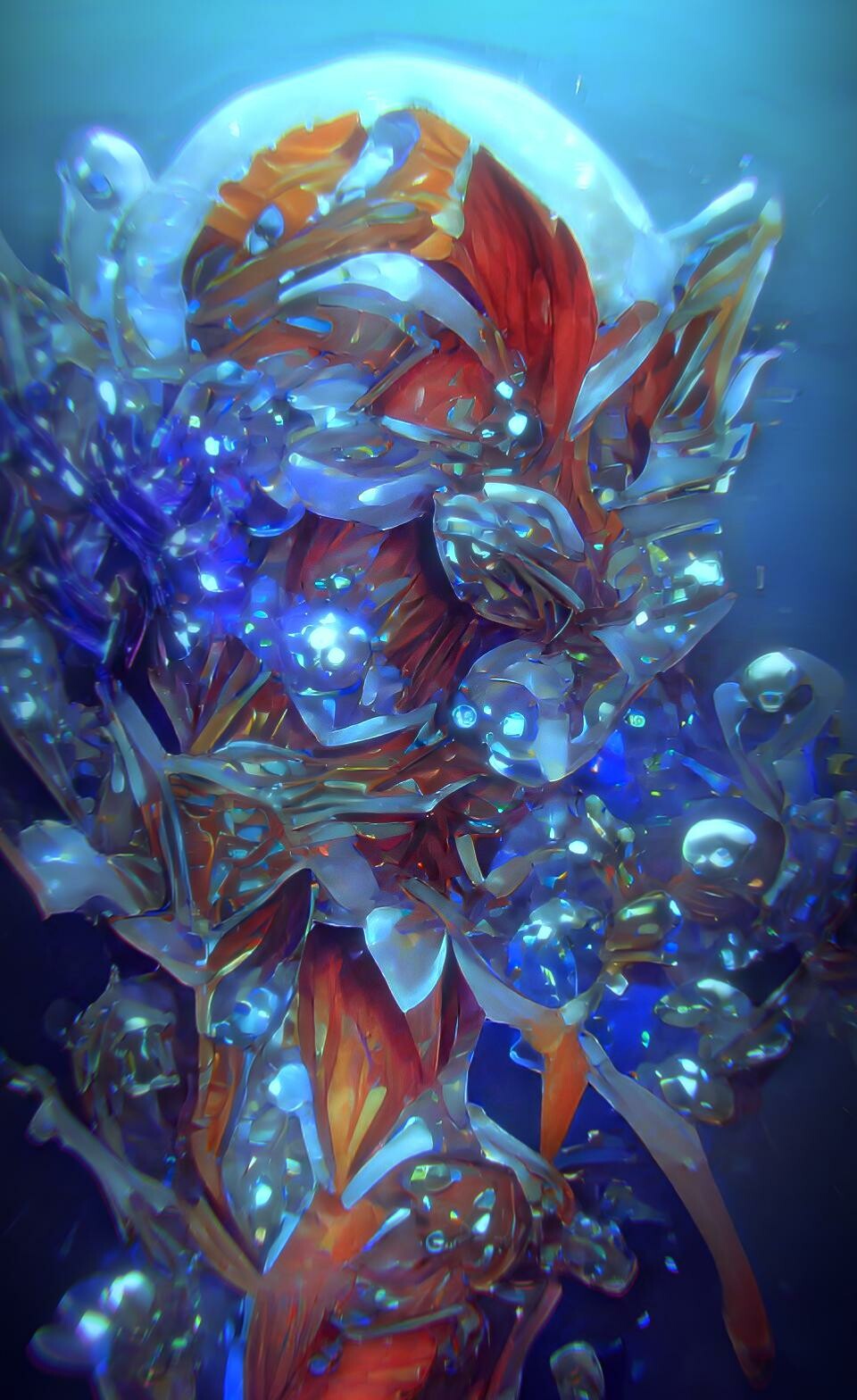 ArtStation - Crystal Underwater Detailed Painting 4 style 500 image jpg ...