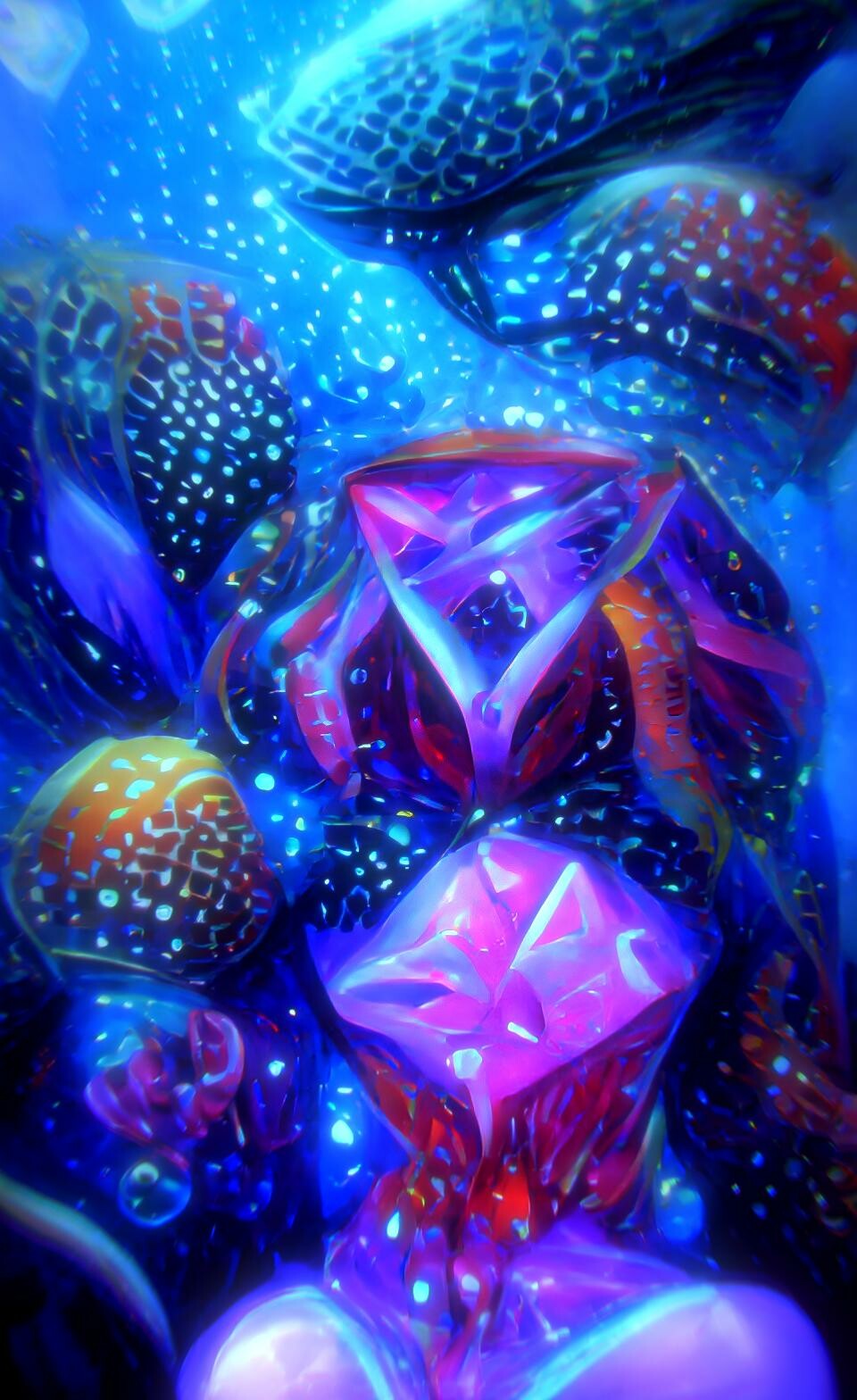 ArtStation - Crystal Underwater Detailed Painting 4 style 500 image jpg ...