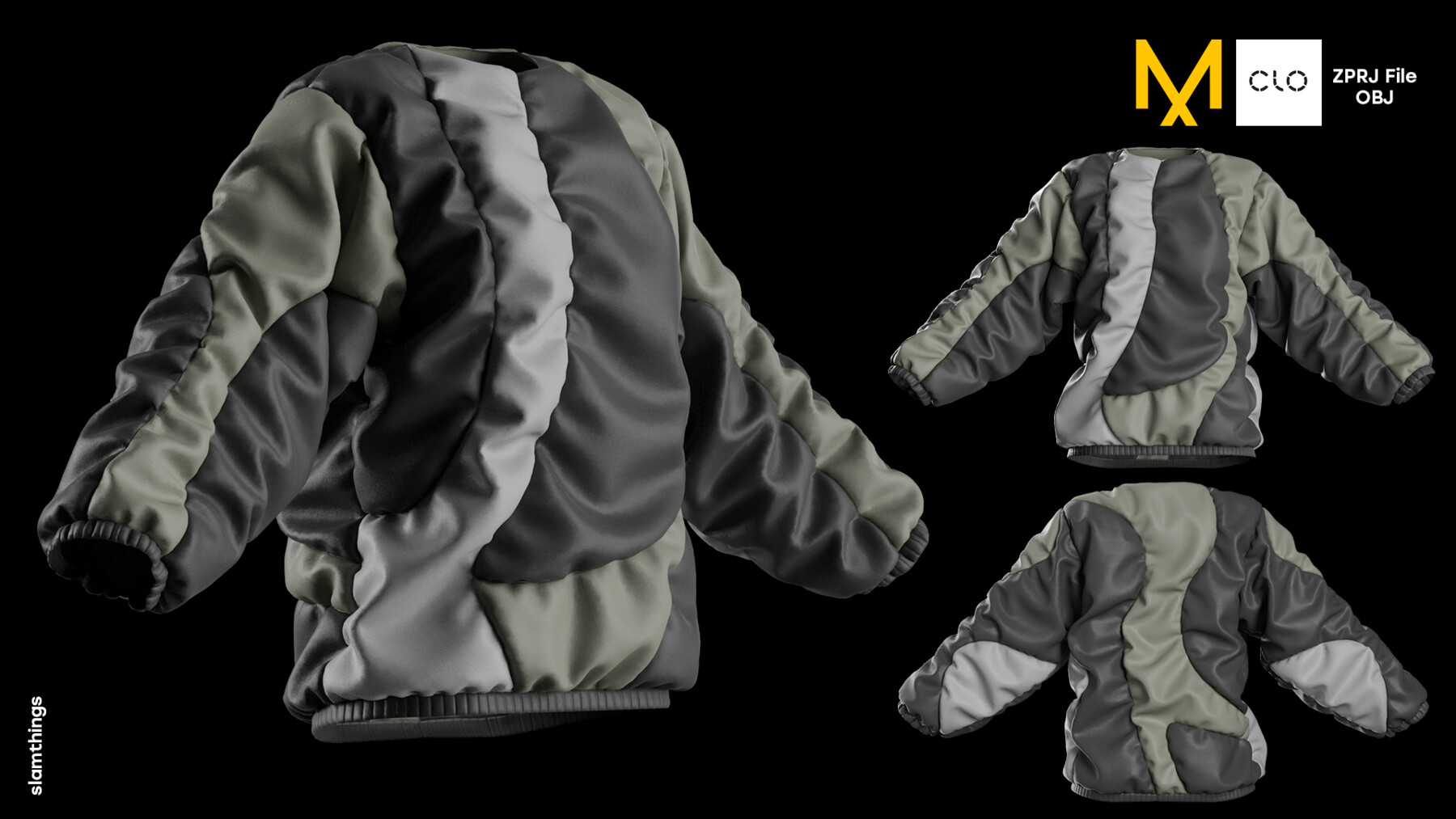 ArtStation - Future Fashion Sweater #014 - Clo3D / Marvelous Designer ...