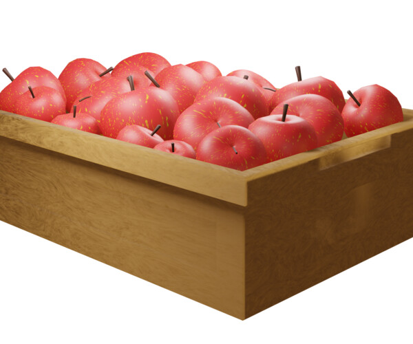 ArtStation - apple box | Game Assets