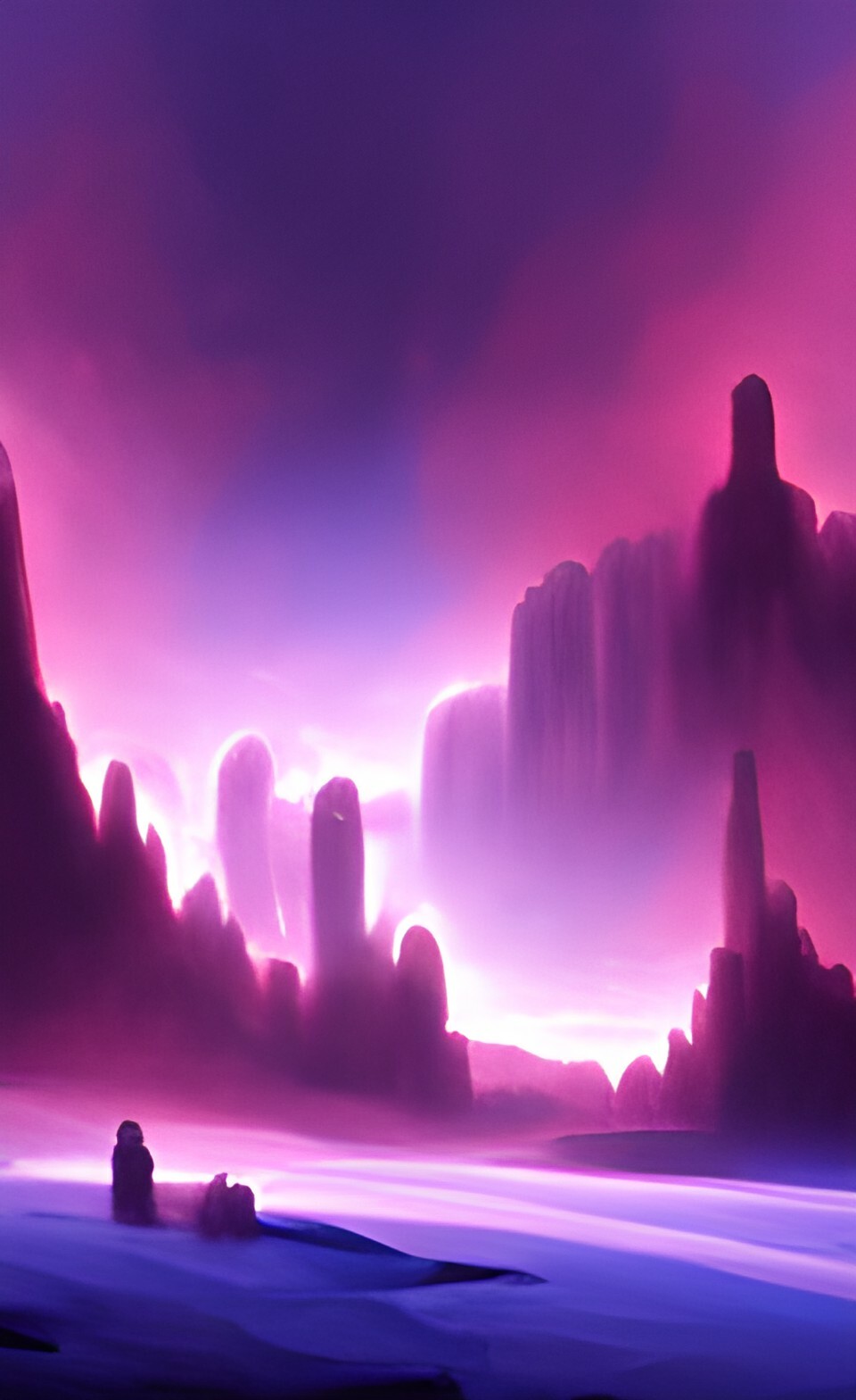 ArtStation - Ice Rock Background for mobile game 1k jpg collection ...