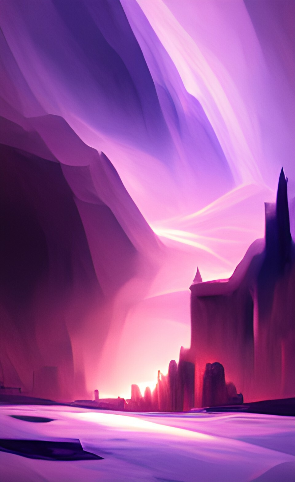 ArtStation - Ice Rock Background for mobile game 1k jpg collection ...